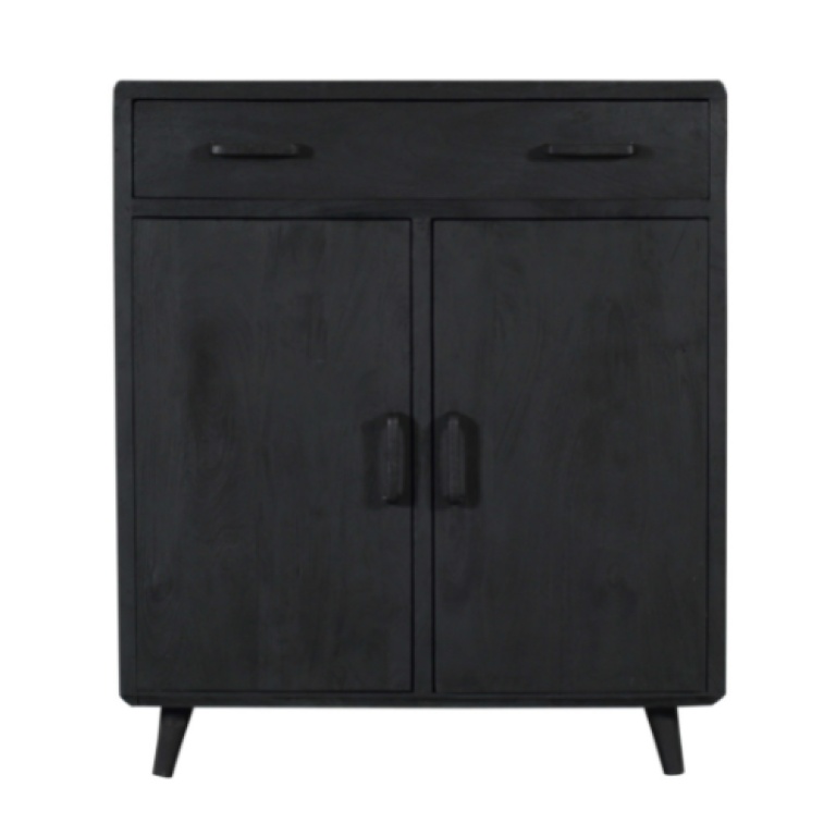 Kabinet kast Omaha Black 100 cm Online Kopen - 4UDesigned.nl