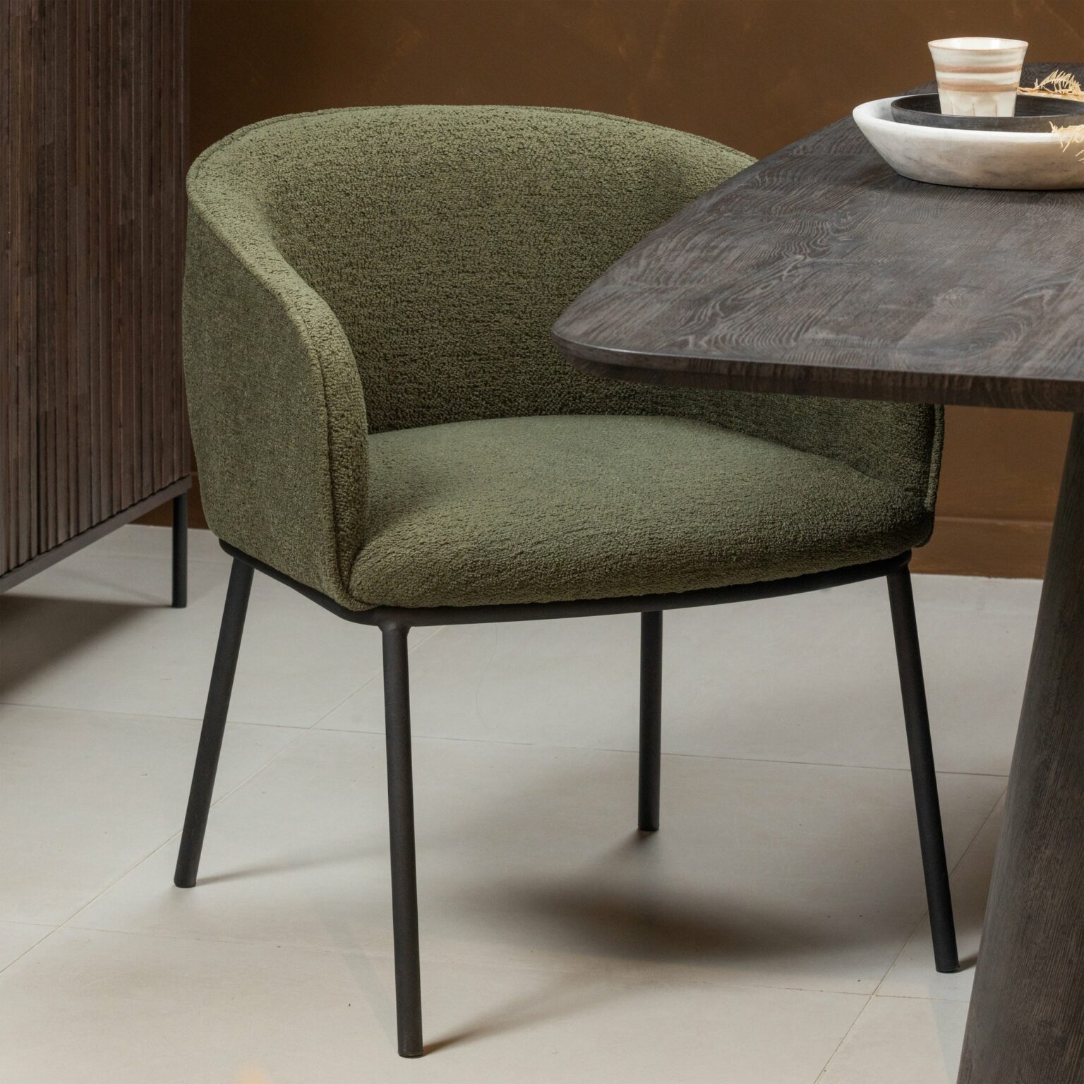 LEON EETKAMERSTOEL FOREST GREEN Online Kopen - 4UDesigned.nl